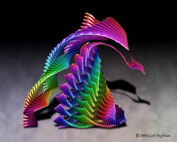 Colorful Swoop by Carl Huffman | ArtWanted.com