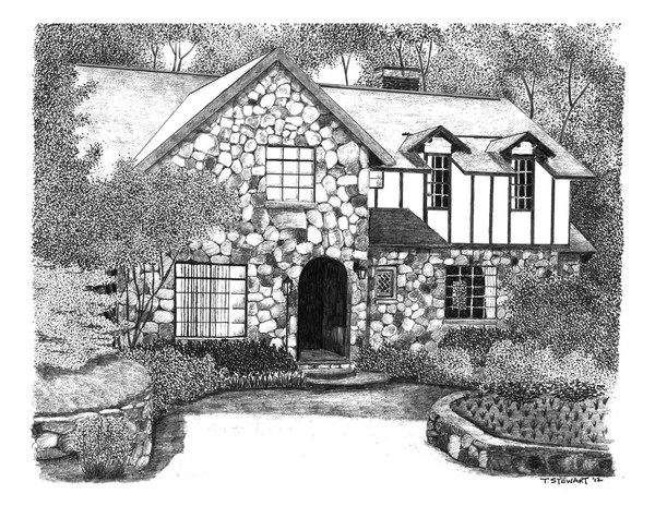 Private Home - 163 by Tom Stewart | ArtWanted.com