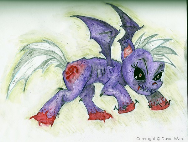 Scary Pony by Dhexed1 | ArtWanted.com
