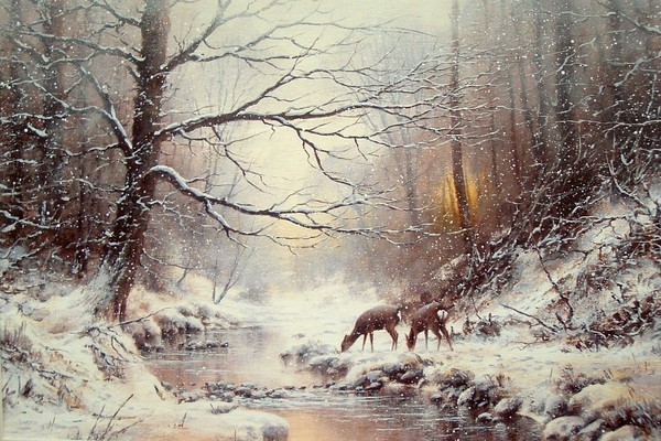 A Warm Glow of Winter by Joe Hush | ArtWanted.com