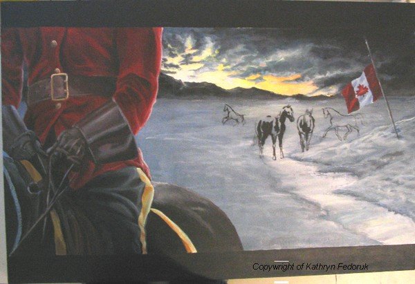 RCMP Memorial Painting | ArtWanted.com